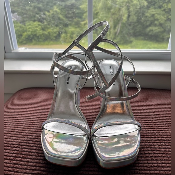 Marc Fisher | Shoes | Womens Acres Platform Strappy Ankle Wrap ...